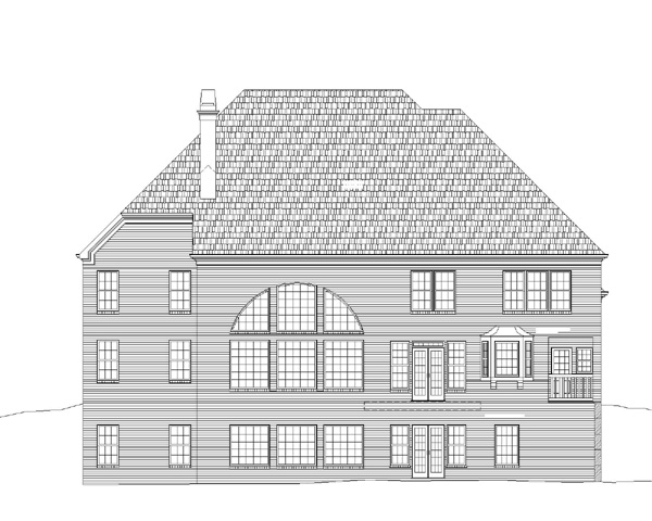 European House Plan with 5 Bedrooms and 4.5 Baths - Plan 8021