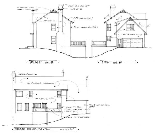 Country House Plan with 3 Bedrooms and 2.5 Baths - Plan 6304
