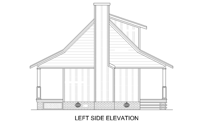 Cottage House Plan with 2 Bedrooms and 2.5 Baths - Plan 7118