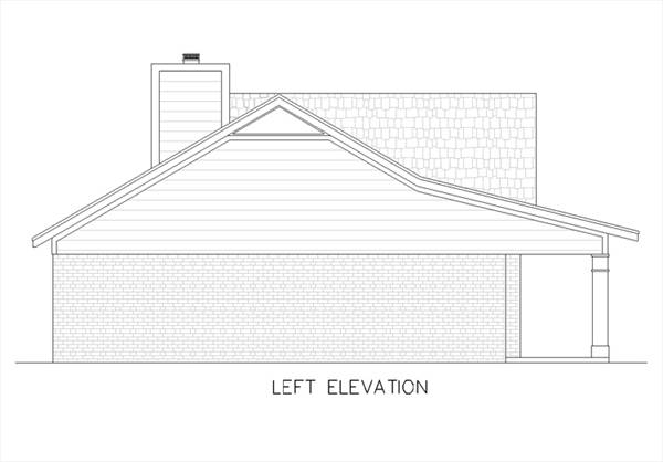Southern House Plan with 3 Bedrooms and 2.5 Baths - Plan 3552
