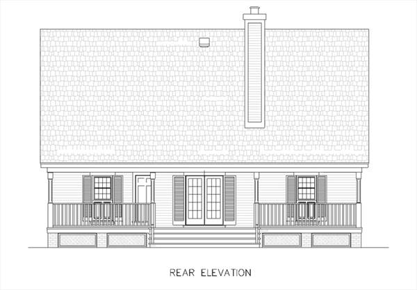 Cottage House Plan with 3 Bedrooms and 2.5 Baths - Plan 3558