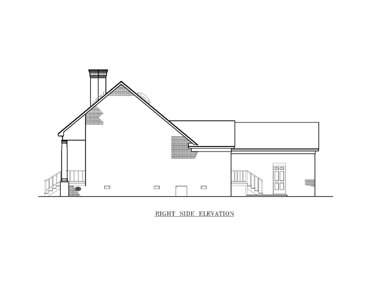 Cape Cod House Plan with 3 Bedrooms and 2.5 Baths - Plan 3562