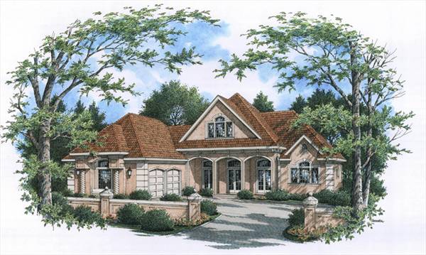 Beach House Plan with 3 Bedrooms and 2.5 Baths - Plan 1860