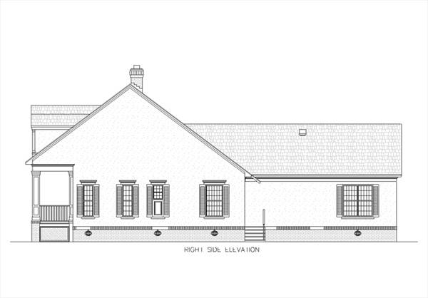 Cape Cod House Plan with 3 Bedrooms and Deck - Plan 3855 - Plan 3855