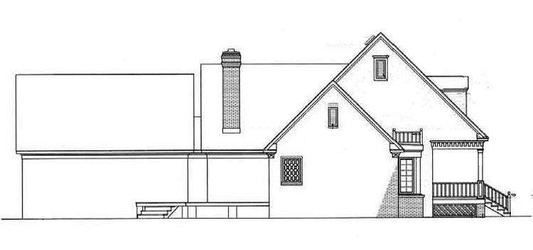 Cape Cod House Plan with 3 Bedrooms and 2.5 Baths - Plan 3589