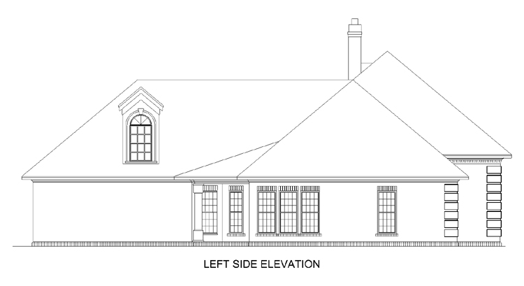 Southern House Plan with 3 Bedrooms and 2.5 Baths - Plan 3594