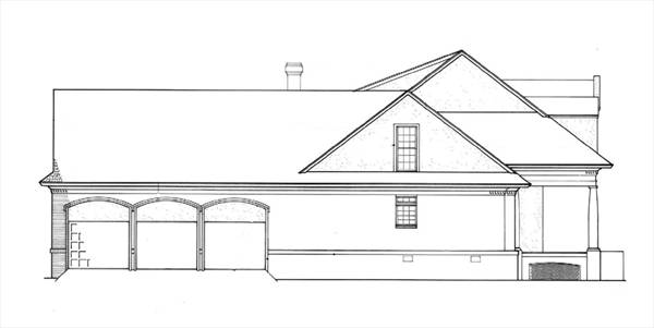Cape Cod House Plan with 3 Bedrooms and 3.5 Baths - Plan 4492