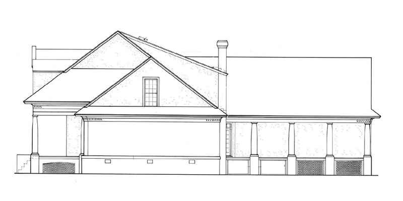 Cape Cod House Plan with 3 Bedrooms and 3.5 Baths - Plan 4492