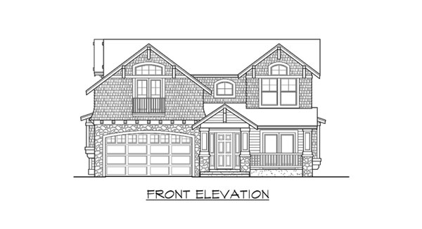 Cape Cod House Plan with 3 Bedrooms and 2.5 Baths - Plan 3219