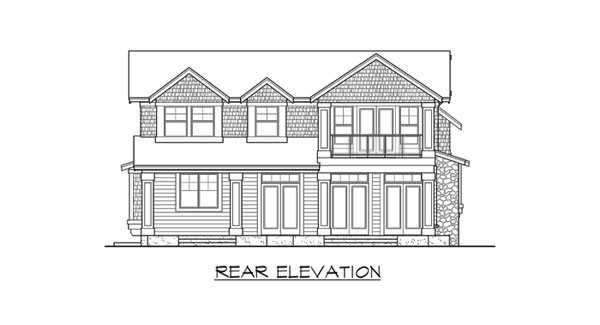 Cape Cod House Plan with 3 Bedrooms and 2.5 Baths - Plan 3219