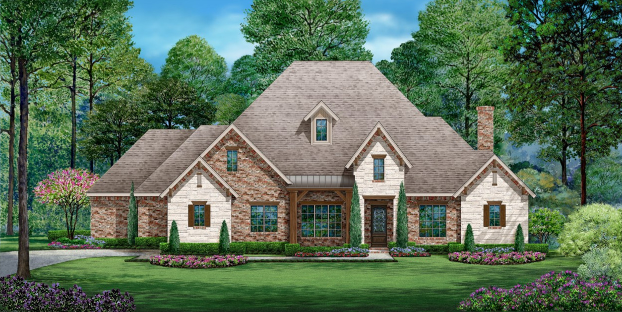 Open Floor Plan Texas Style House Plan 8784 - Plan 8784