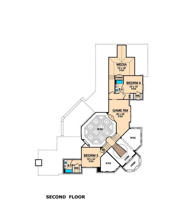 4 Bedrooms and 4.5 Baths - Plan 6279