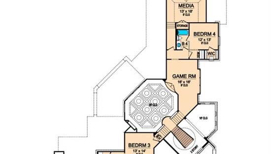 4 Bedrooms and 4.5 Baths - Plan 6279