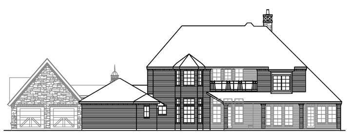 Traditional five bedroom floor plan with extras - Plan 4675