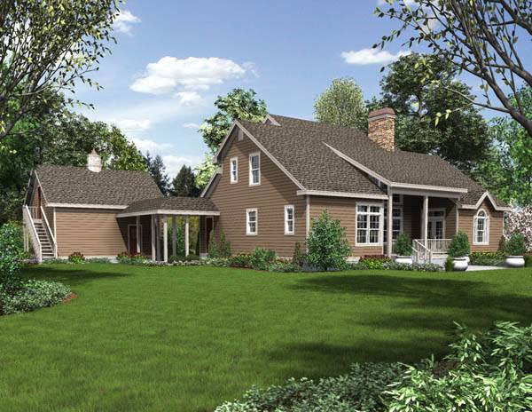 Colonial House Plan with 3 Bedrooms and 2.5 Baths - Plan 3146