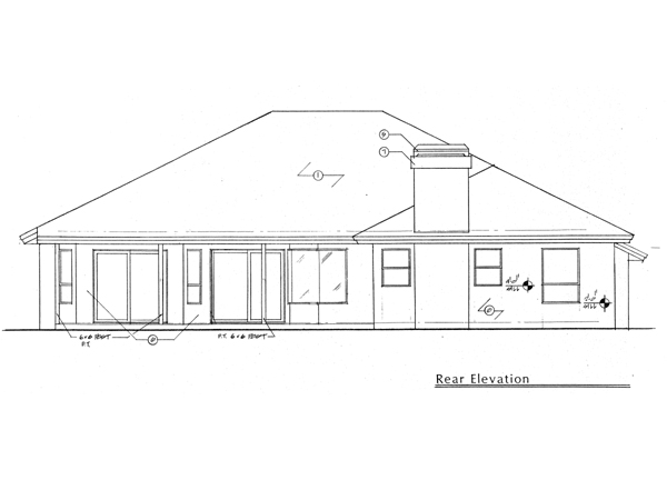 Contemporary House Plan with 4 Bedrooms and 2.5 Baths - Plan 4016