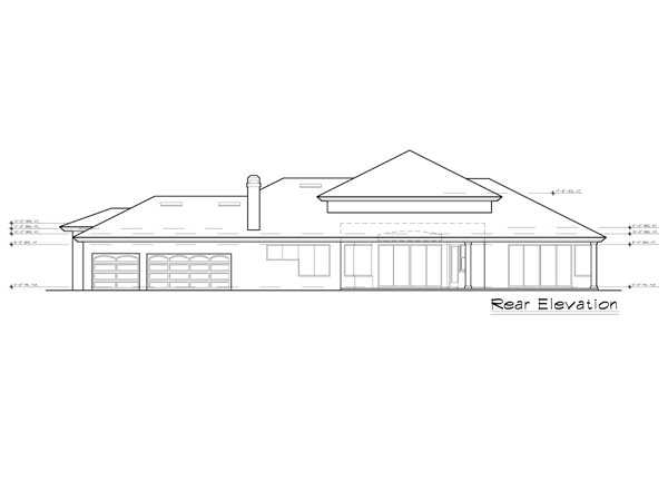 Contemporary House Plan with 4 Bedrooms and 3.5 Baths - Plan 4063