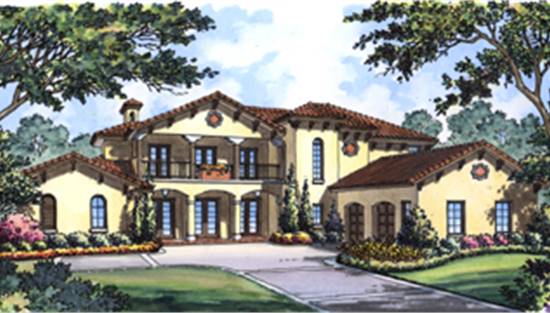 Two Story House Layout Plan In Spanish Luxury Two Story House Plan