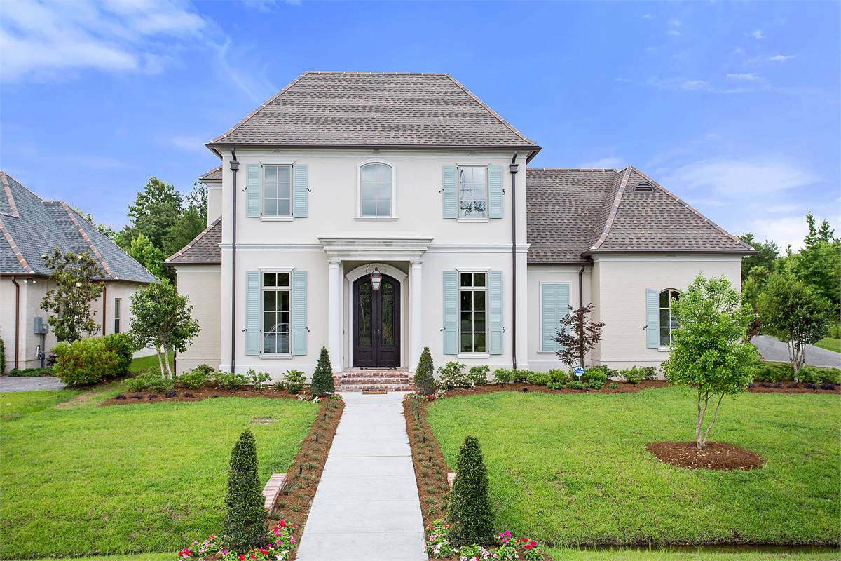 Two story French Country House Plan Plan 9627 Two story French Country House Plan Plan 9627