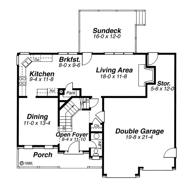 Traditional Style House Plan: 5732 Charlotte - Plan 5732
