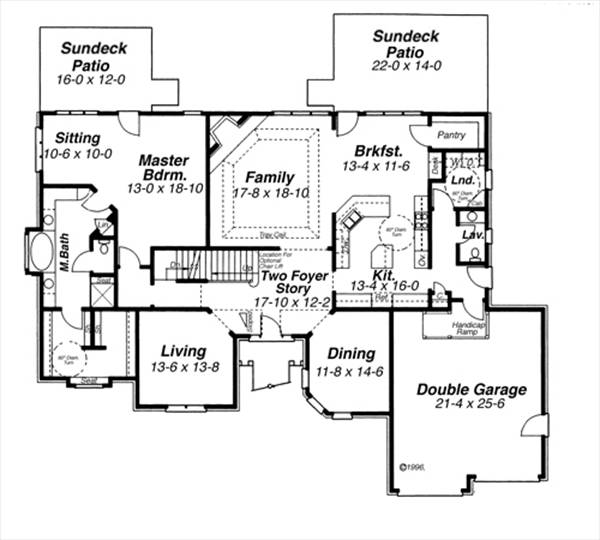 Universal Home Design with angles and extras - Plan 6790