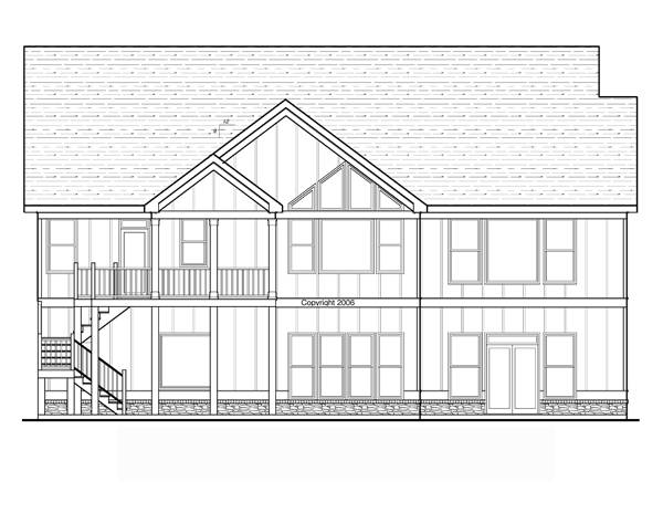 Craftsman House Plan with 4 Bedrooms and 3.5 Baths - Plan 1179
