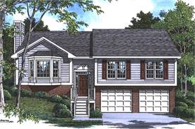 Drive Under House Plans, Garage Underneath | Garage Under House Plans