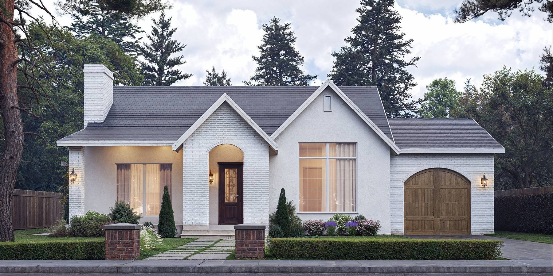 Adorable 2 Bedroom Cottage Style Ranch House Plan 9269 - Plan 9269