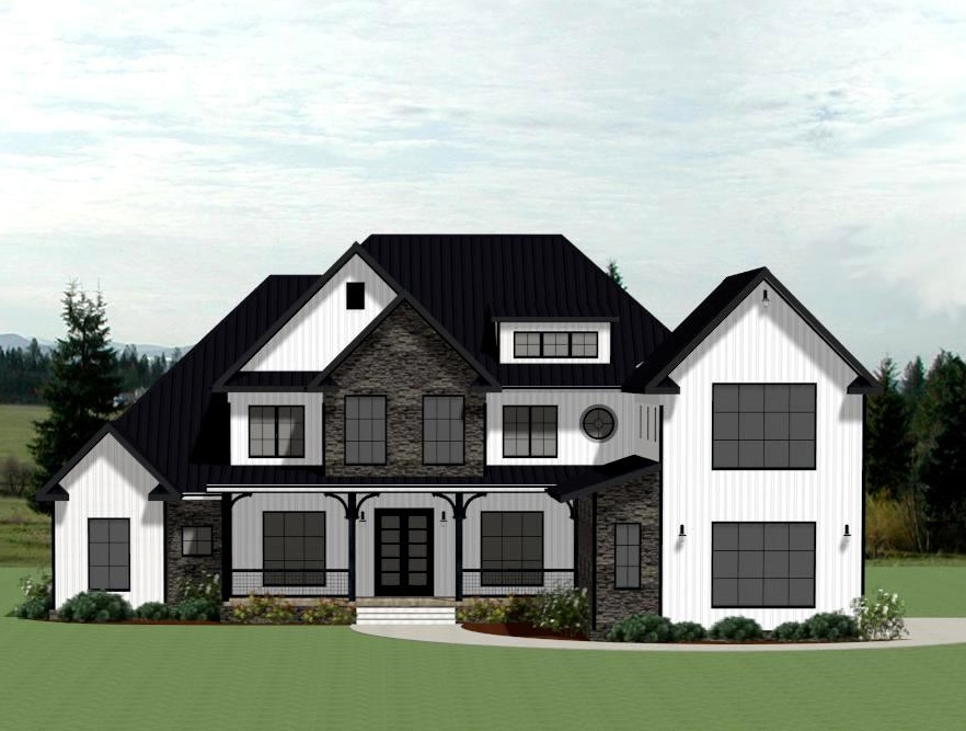 Beautiful Two Story Farmhouse Style House Plan 1621 - Plan 1621